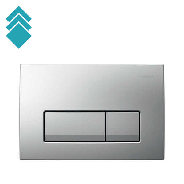 Geberit Tipka Delta 50 – mat hrom | Ceramica ABR