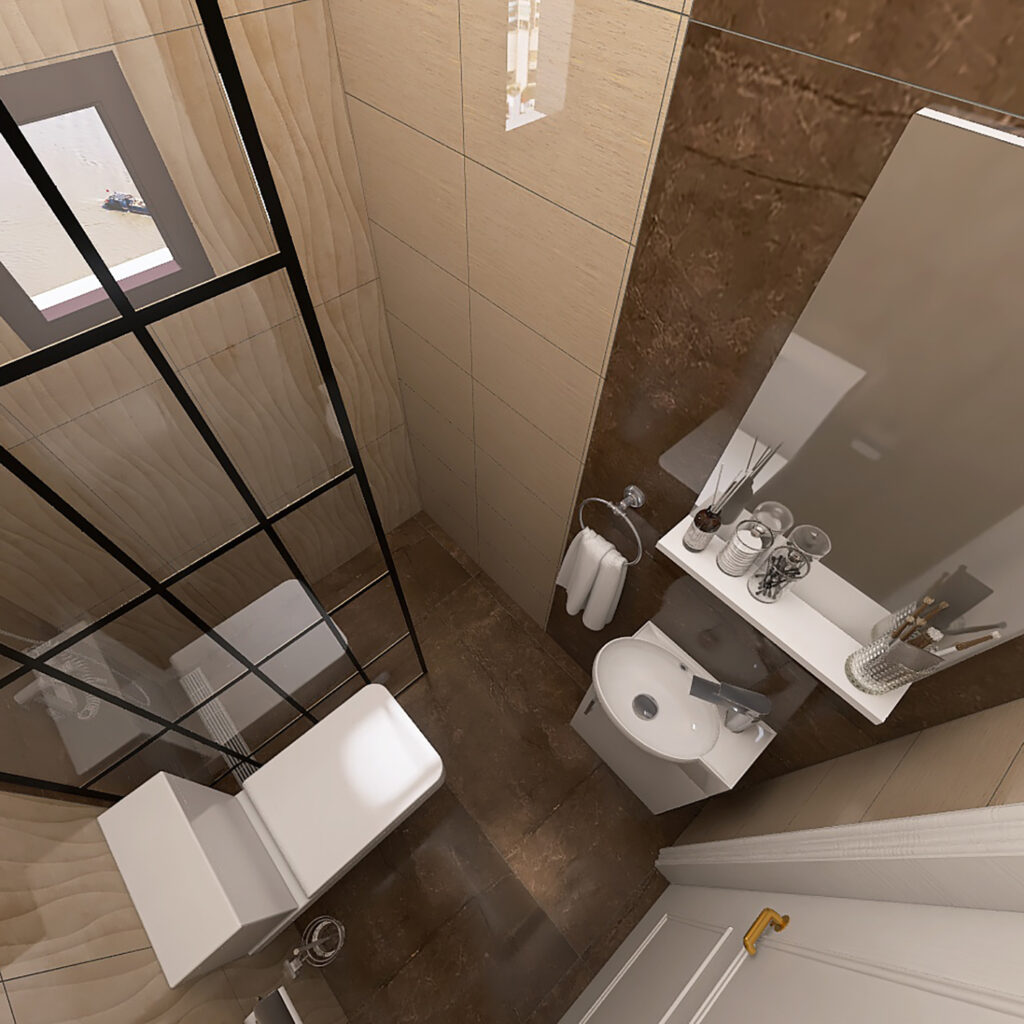 Uređenje kupatila u braon i krem tonovima | Ceramica ABR