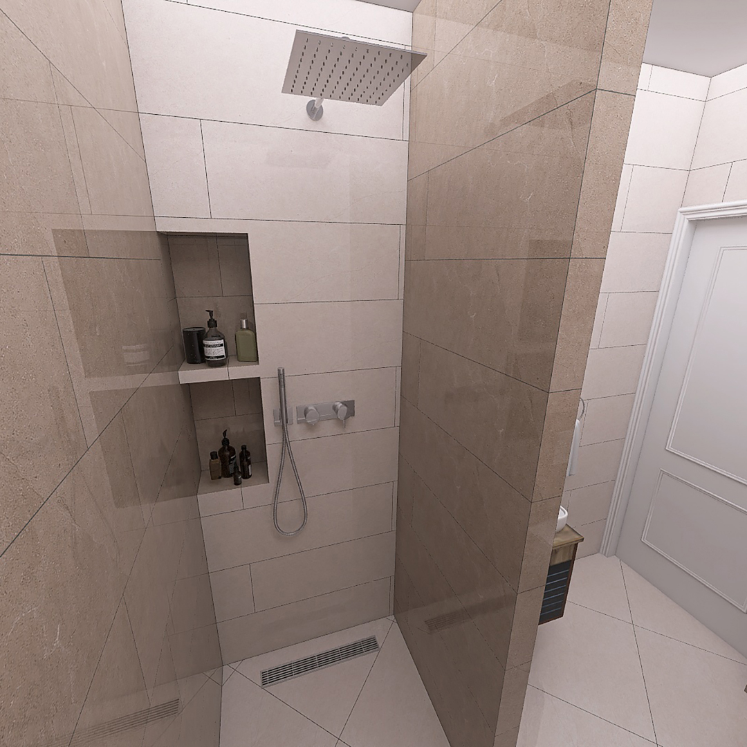 Moderno kupatilo – Pregradni zid ili kabina (zidana tuš kabina ...