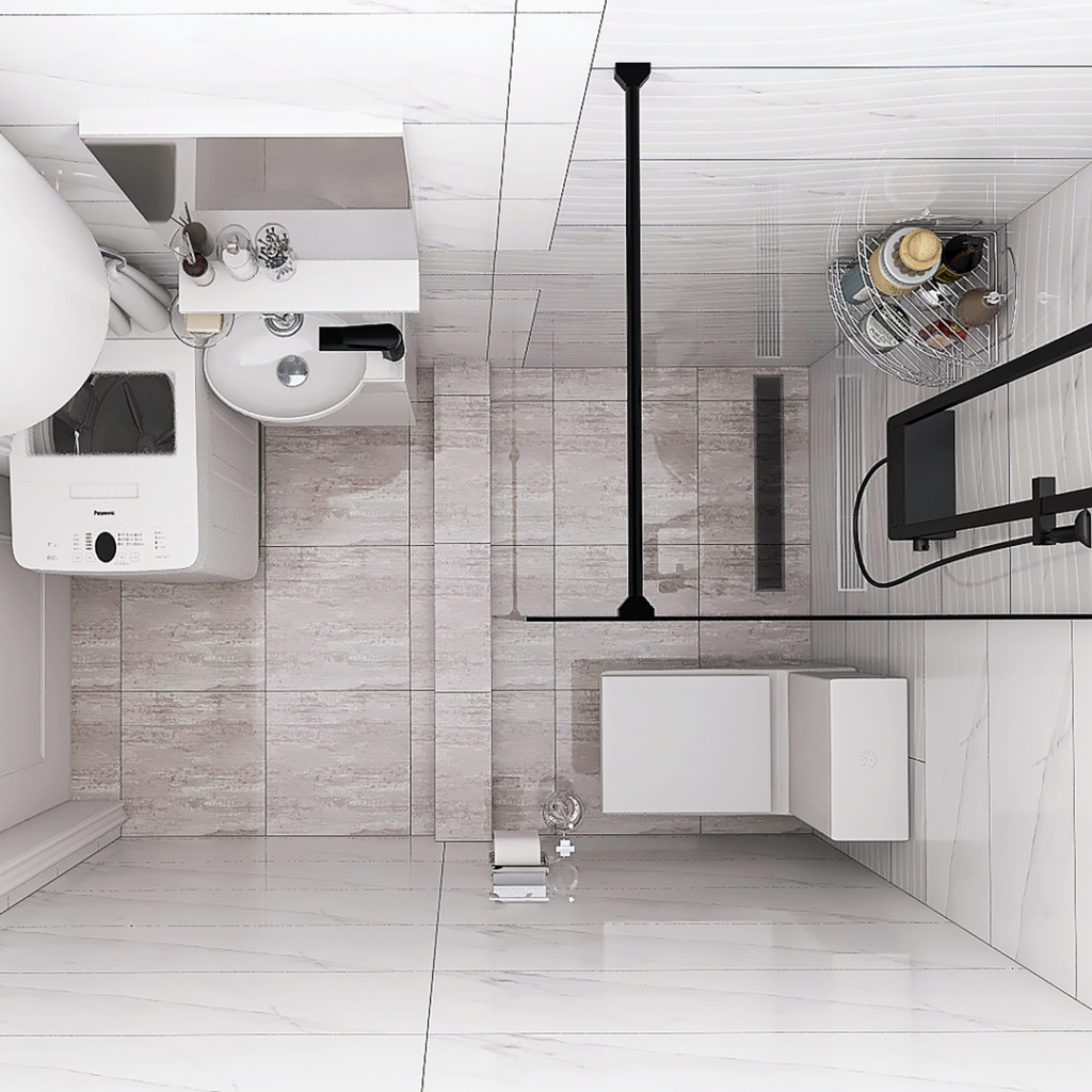 Španske pločice za moderno kupatilo u sivo beloj boji | Ceramica ABR