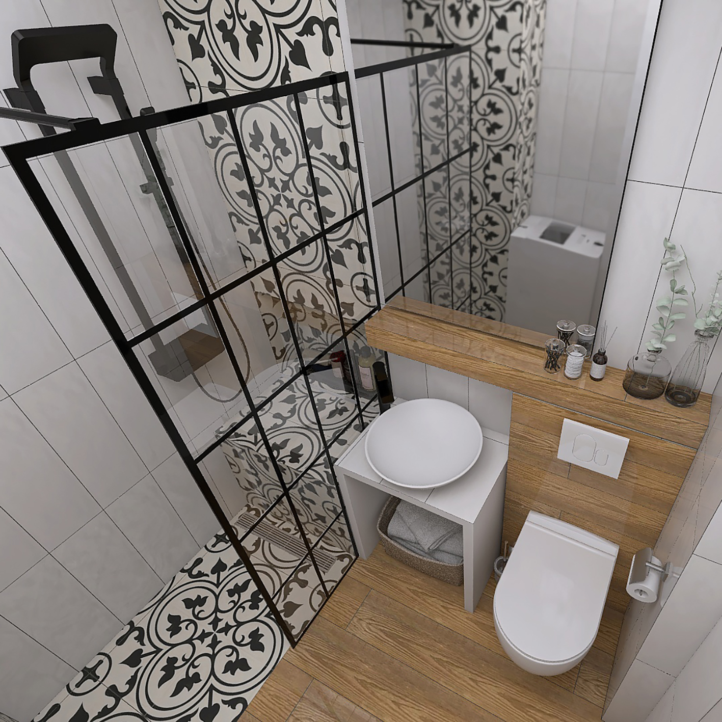 Španske pločice za rustičan stil kupatila – Lavabo Zero 46 | Ceramica ABR
